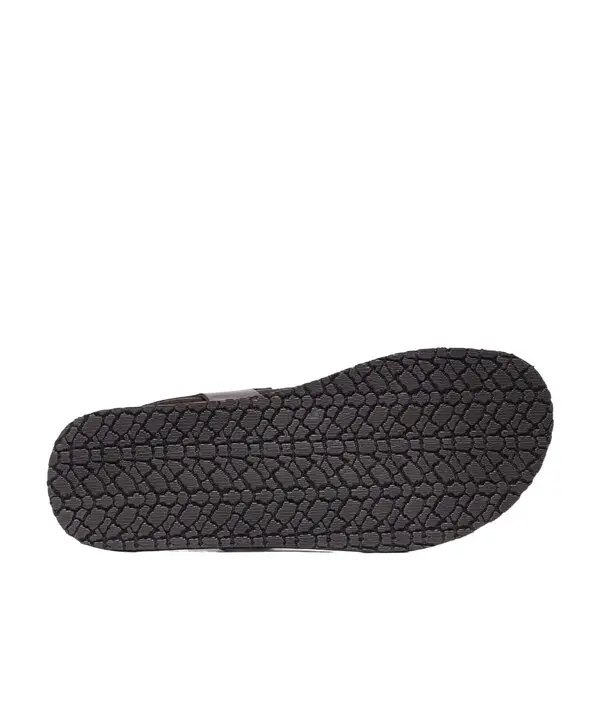 SCAROSSO Massimo Buckle-fastened Leather Sandals - Brown