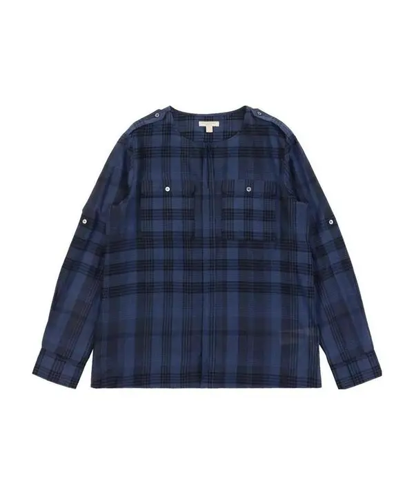 Burberry Long-sleeved Plaid Shirt