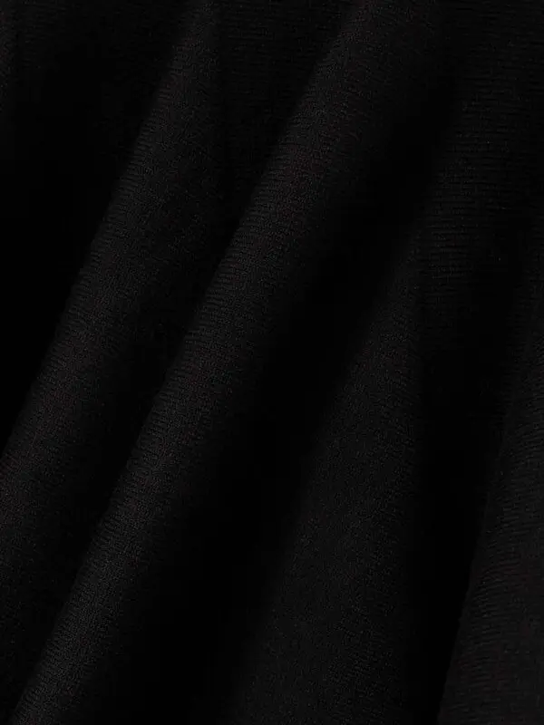 Valentino Garavani Pleated High-neck Mini Dress
