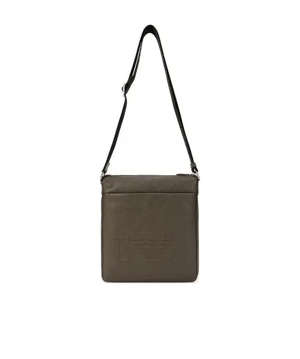 Emporio Armani Logo Shoulder Bag - Black