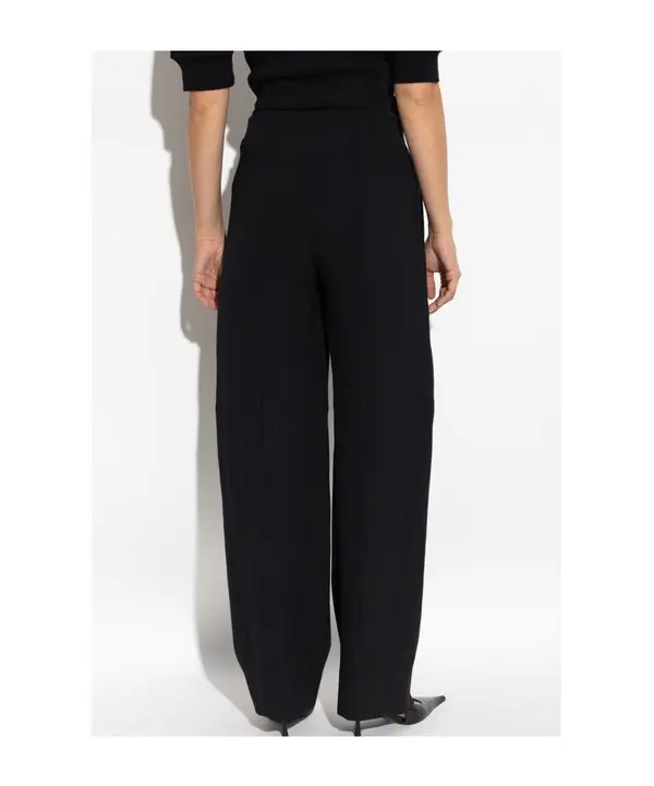 Victoria Beckham Pleated Side-pocket Trousers