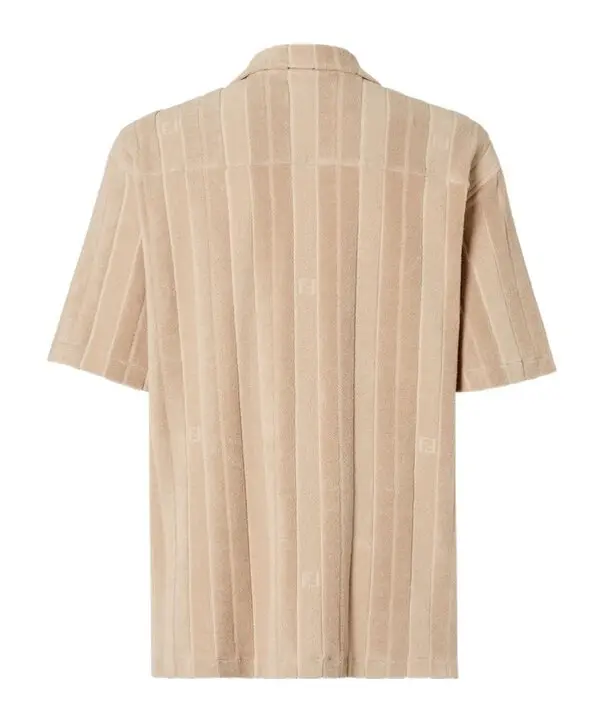 Fendi Terry Jacquard Bowling Shirt