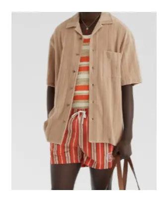 Fendi Terry Jacquard Bowling Shirt
