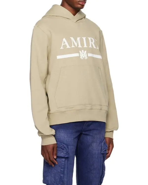 Amiri M.a. Bar Logo-print Cotton Hoodie