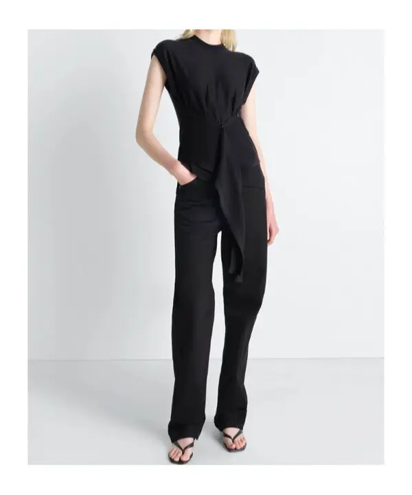 LEMAIRE Sleeveless Buttoned Knitted Top