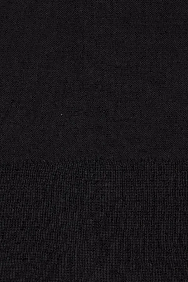 LEMAIRE Sleeveless Buttoned Knitted Top - Black