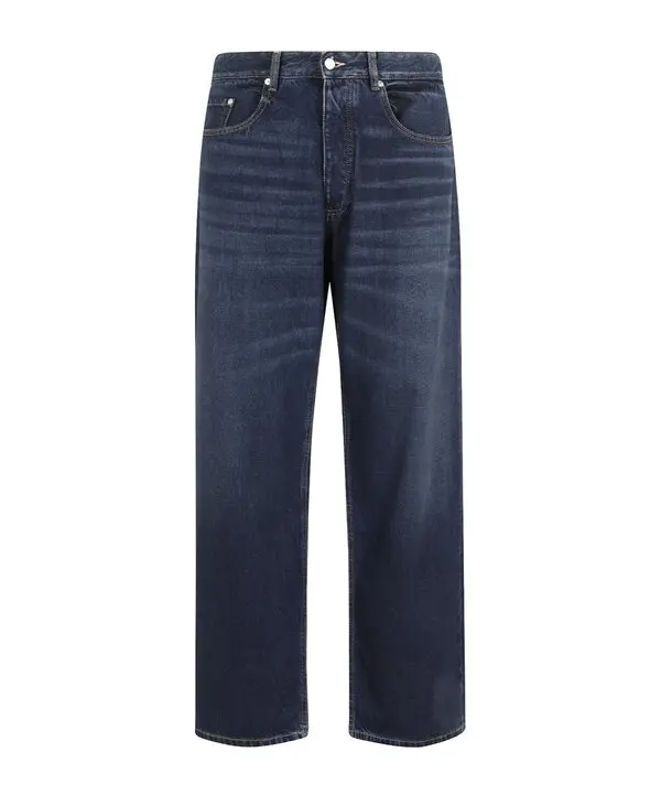 ICON DENIM LOS ANGELES Five-pocket Cotton Jeans - Black