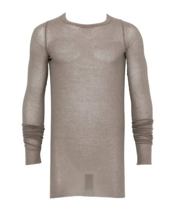 Rick Owens Long Sleeved Knitted T-shirt