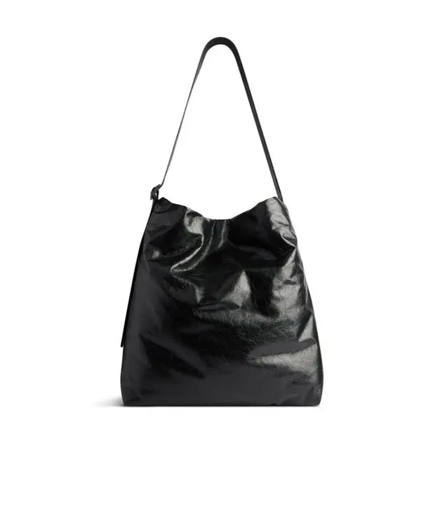 Balenciaga Logo Plaque Large Shoulder Bag