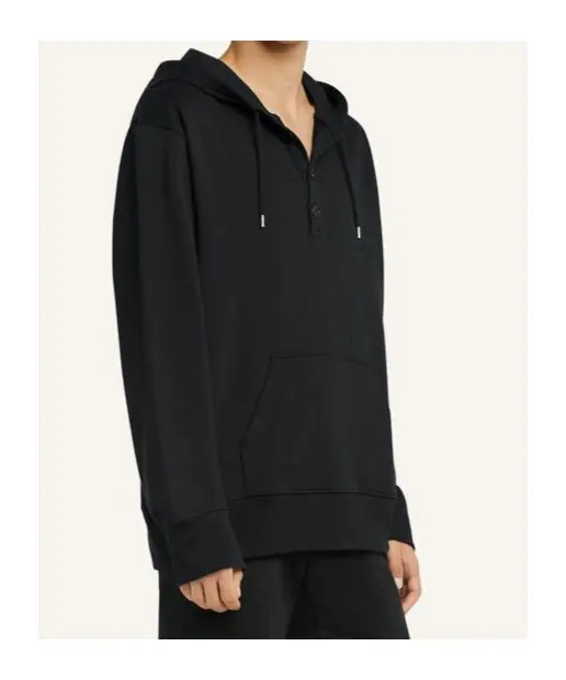 COURREGES Buttoned Drawstring Hoodie