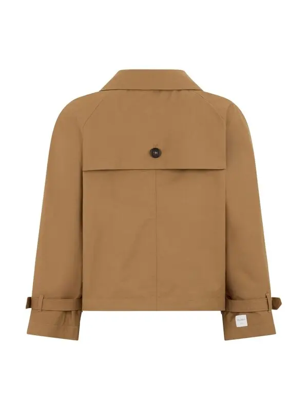 Max Mara Tesoro Double-breasted Short Jacket - Brown
