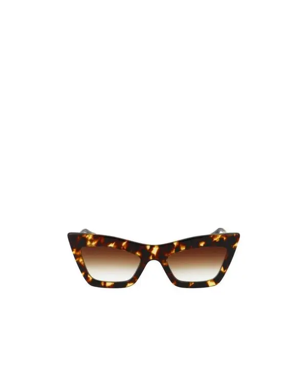 Dita Hawksbill Turtle Cat Eye Sunglasses - Brown