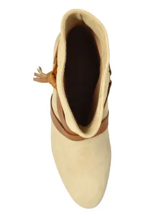 Isabel Marant Étoile Rejen Suede Ankle Boots With Side Knot Detail - Brown