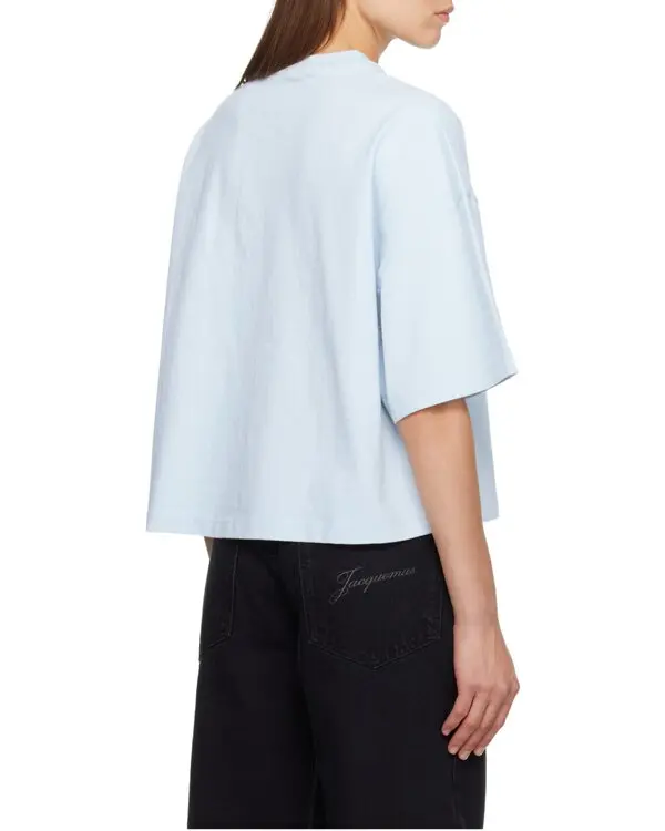 Jacquemus Short Sleeve Cropped Crewneck T-shirt