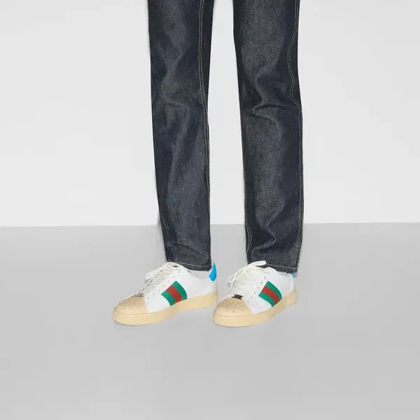 Gucci Ace Sneakers With Webbing Detail