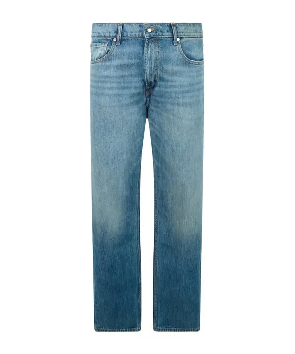 7 For All Mankind The Straight Mid-rise Jeans