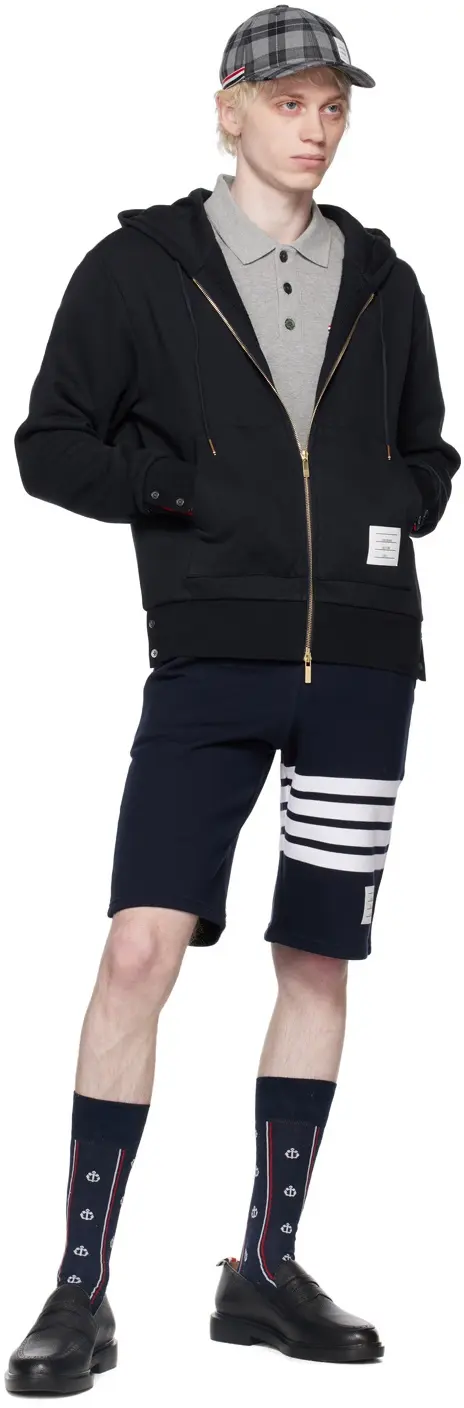 Thom Browne Rwb Pocket Trim Polo Shirt - Light Gray