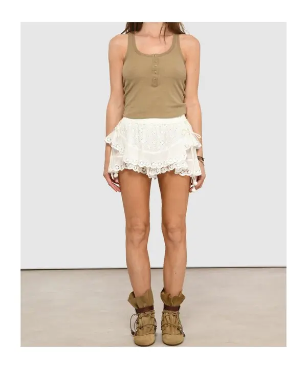 Isabel Marant Étoile Broderie Anglaise Mini Shorts