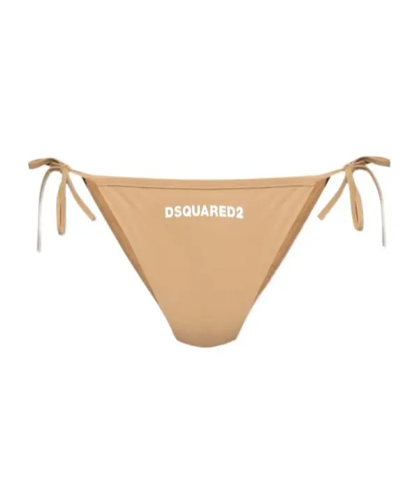 Dsquared2 Embellished Bikini Bottoms With Lace Detail
