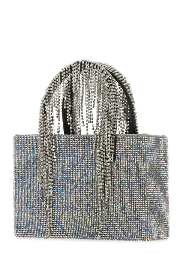 Kara Embellished Tote Bag - Gray