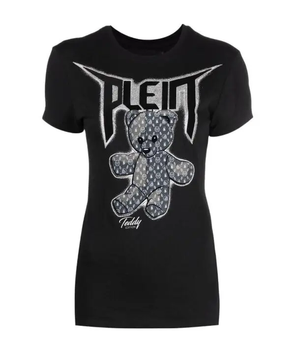 Philipp Plein Teddy Logo T-shirt - Black