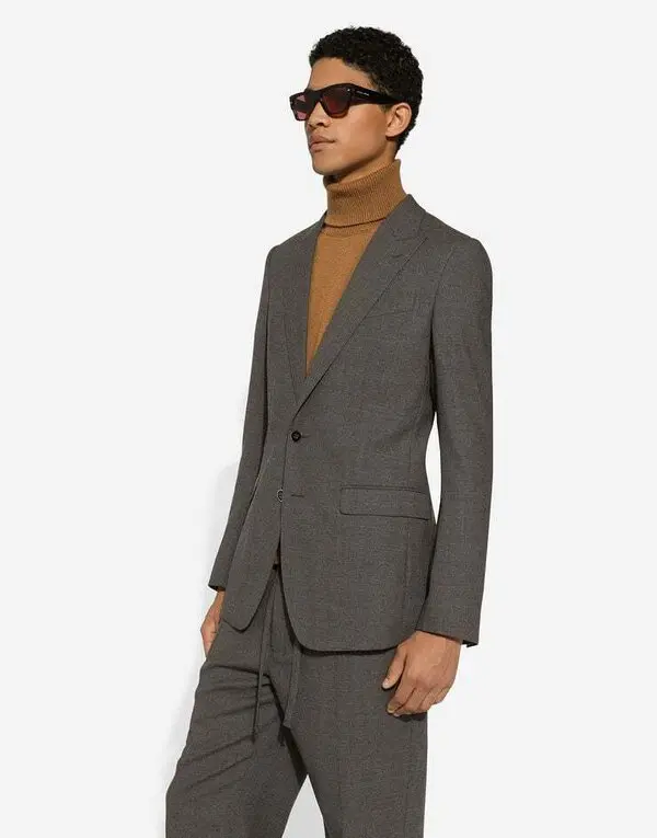 Dolce & Gabbana Single-breasted Jacket - Grey