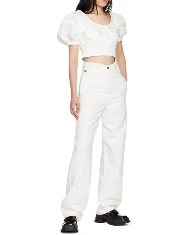SHUSHU/TONG Double Layered Jeans