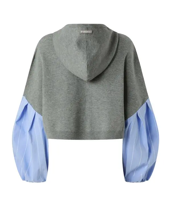 Pinko Puff-sleeve Hoodie