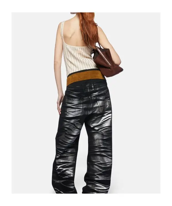 Attico Body With Geometrical Cuts And Thermostrass Embellishments