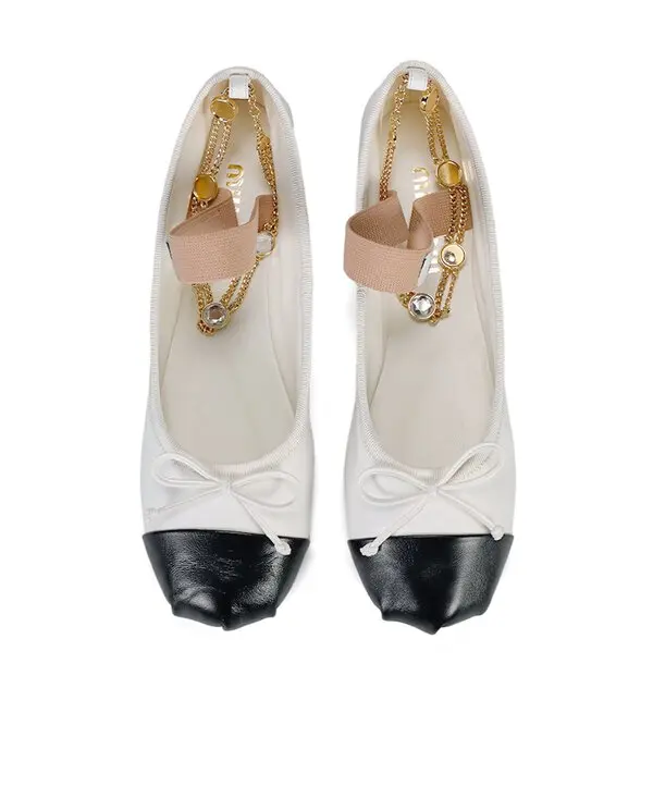 Miu Miu Ballerinas With Bow Detailing