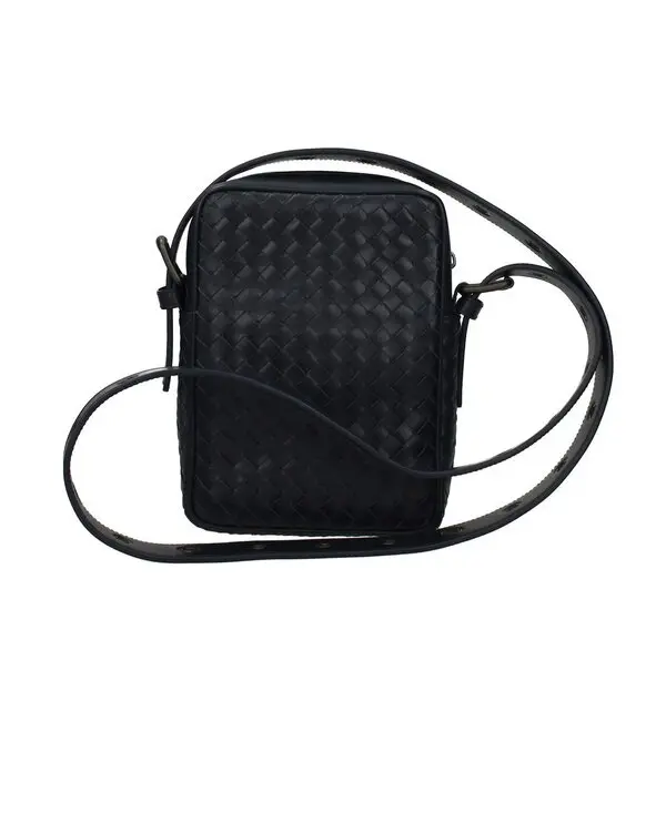 Bottega Veneta Woven Leather Satchel Shoulder Bag