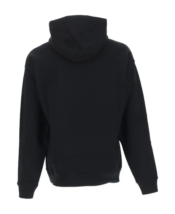 Versace Logo Embroidered Long Sleeve Hoodie