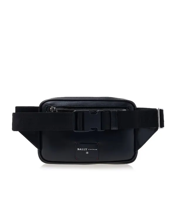 Bally Leather Waist Pack With Embossed Logo