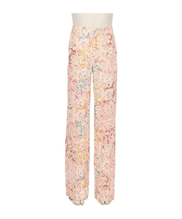 Valentino Garavani Paisley-print Hemp Trousers