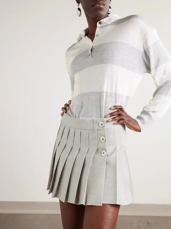 Rabanne Pleated Mini Skirt