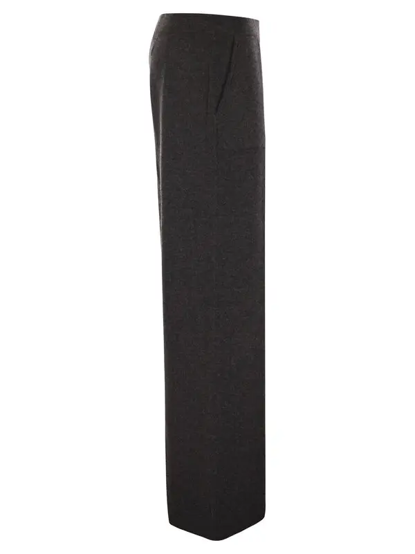 Max Mara Flat-front Side-pocket Trousers