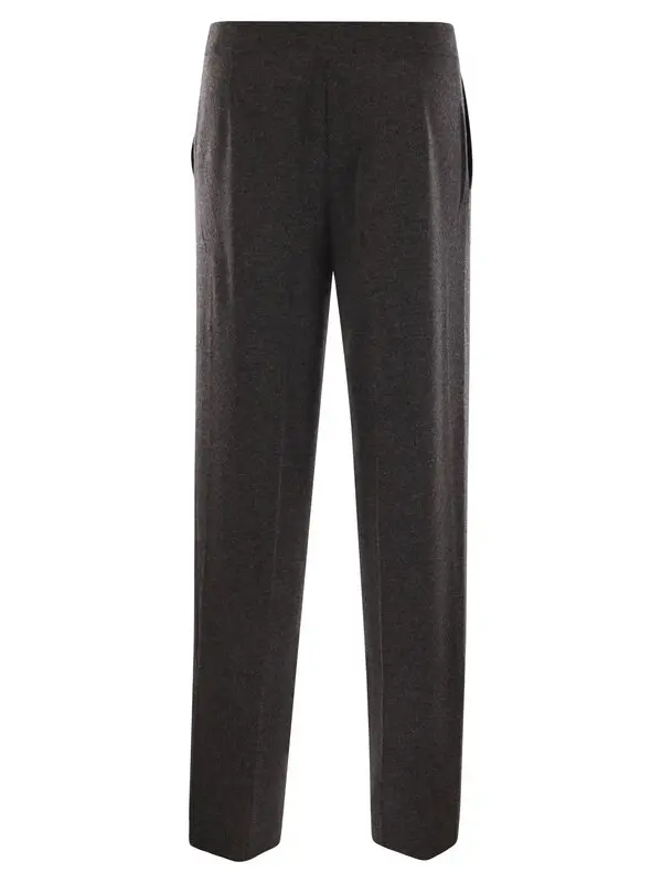 Max Mara Flat-front Side-pocket Trousers