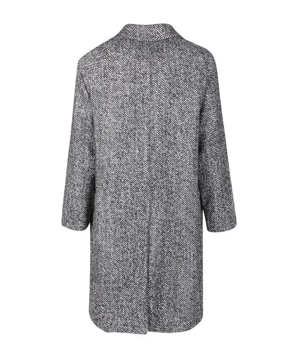 Tagliatore Notched-lapel Peacoat - Gray