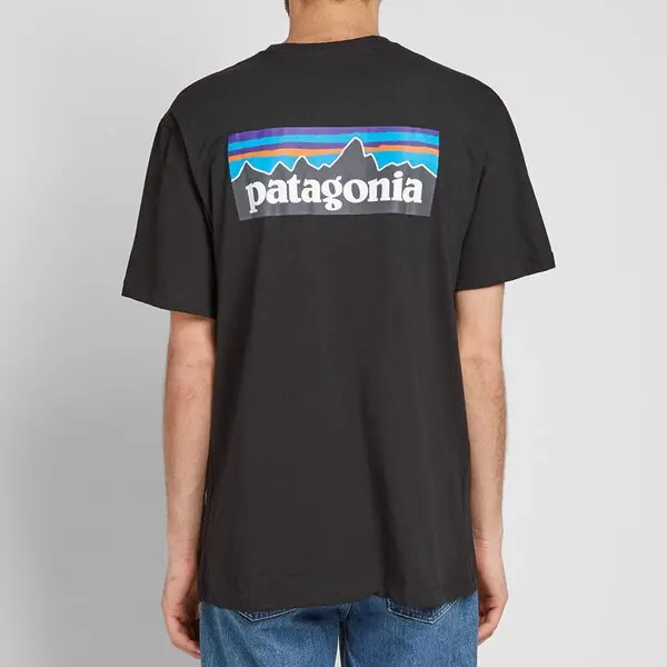 Patagonia Item O-neck Short-sleeved T-shirt - Black