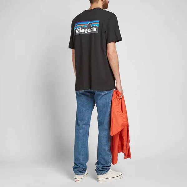 Patagonia Item O-neck Short-sleeved T-shirt - Black