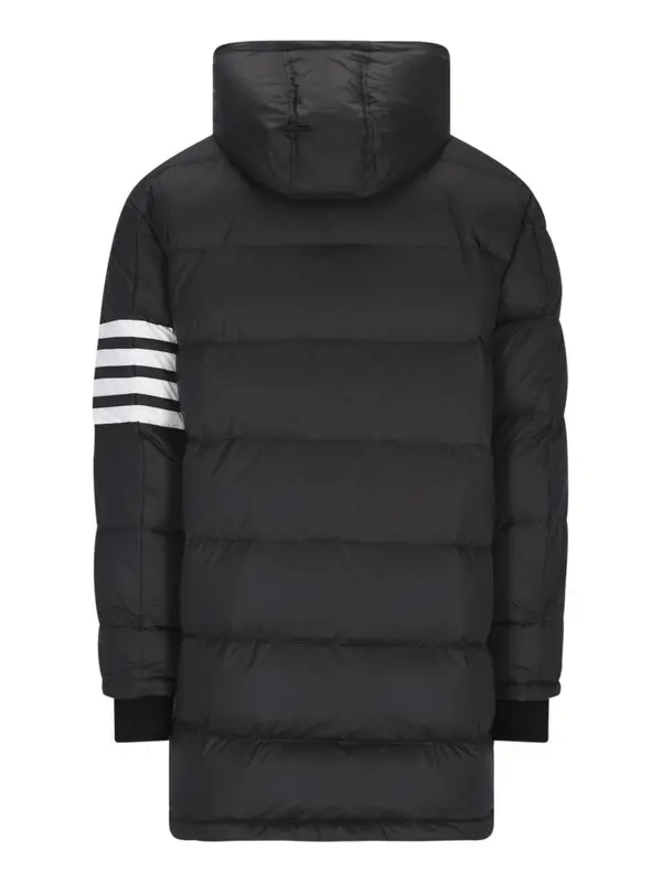 Thom Browne 4-stripe Padded Hooded Coat