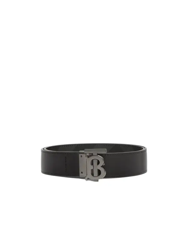 Burberry Monogram Buckle Reversible Belt