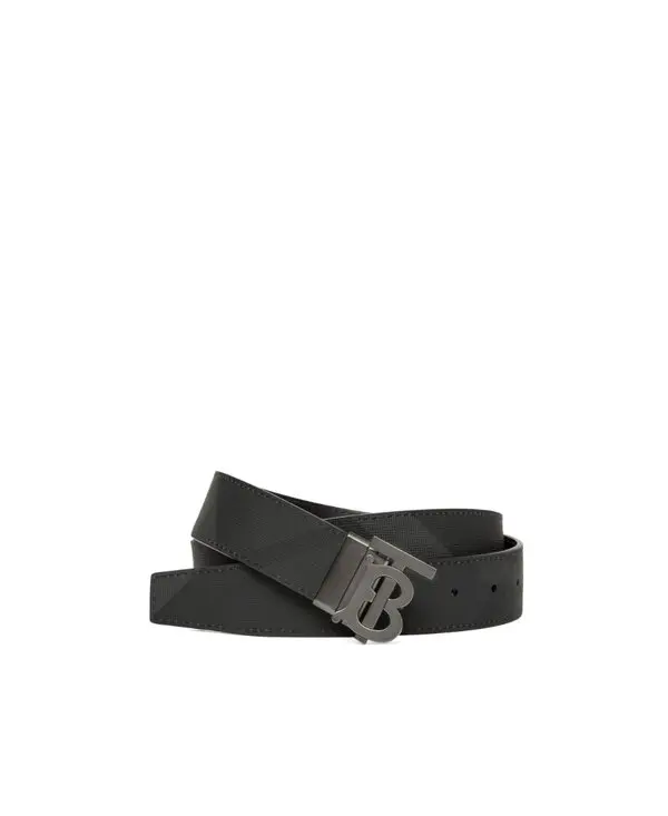 Burberry Monogram Buckle Reversible Belt