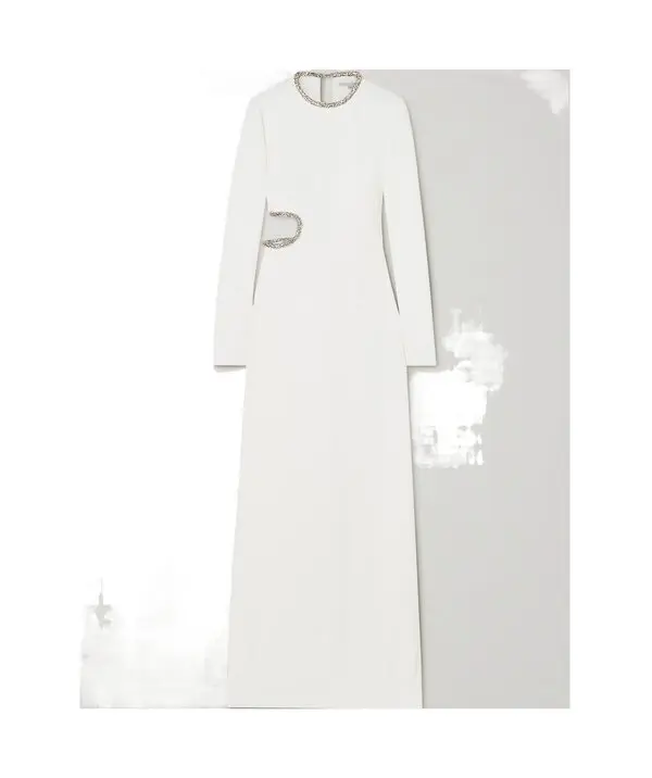 Stella McCartney Embellished Maxi Dress - White