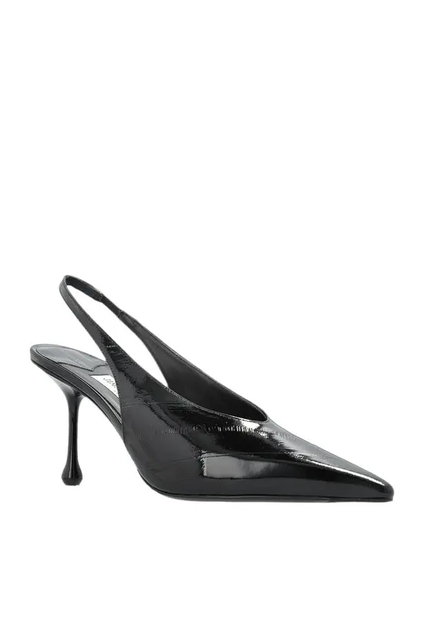 JIMMY CHOO Isa Pointed Toe Stiletto Slingbacks - Black