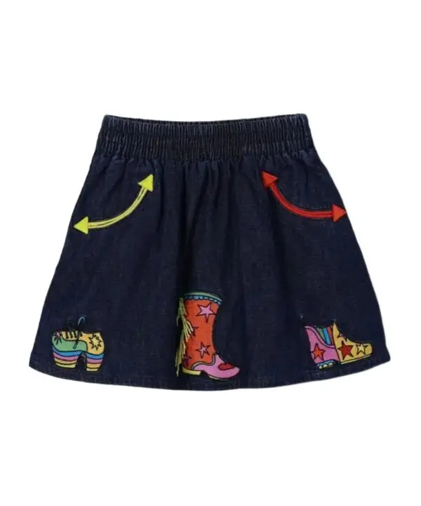 Stella McCartney Embroidered Graphic Skirt