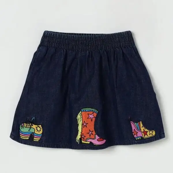 Stella McCartney Embroidered Graphic Skirt
