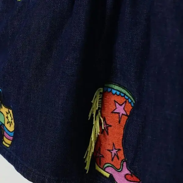 Stella McCartney Embroidered Graphic Skirt