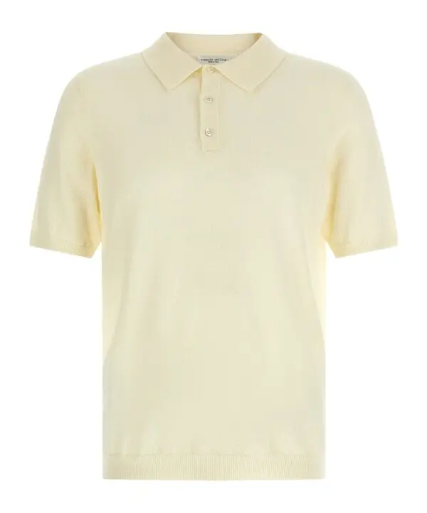 ROBERTO COLLINA Short-sleeved Polo Shirt - Nude