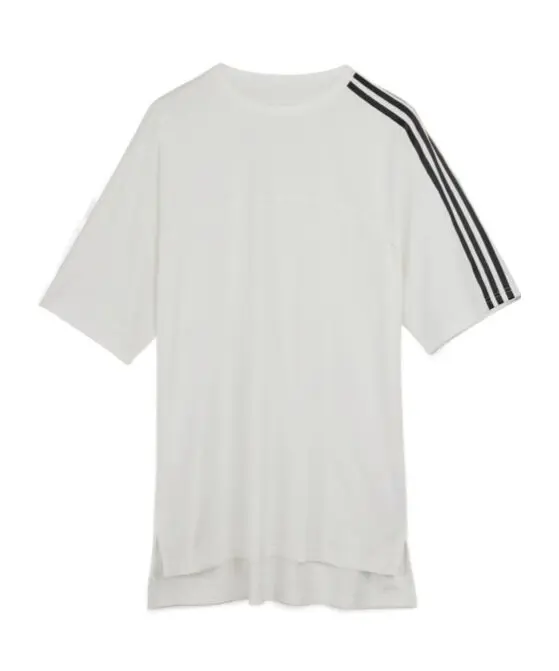 Y3 3-striped Short Sleeved T-shirt - Core White